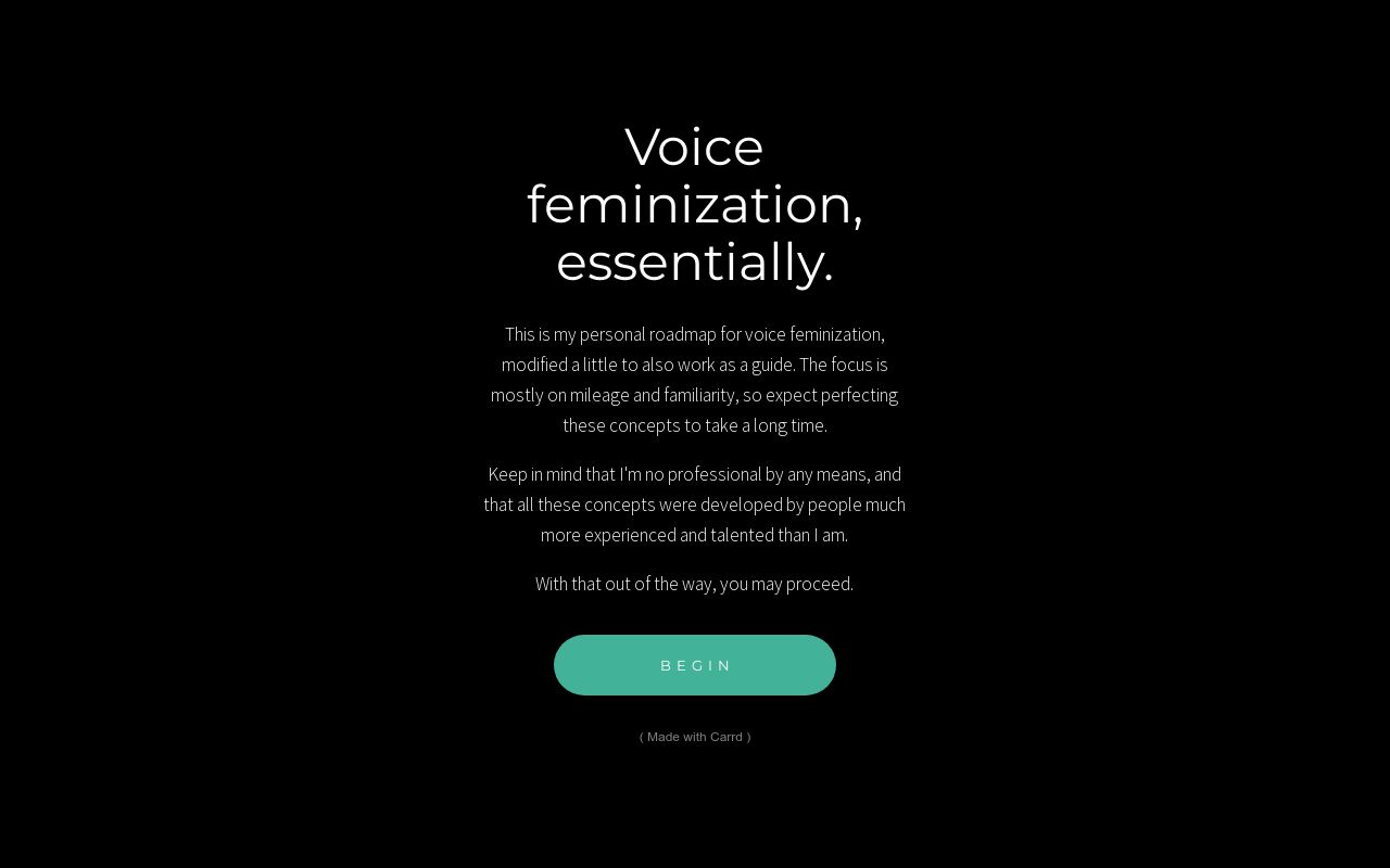 Voice feminization, essentially.